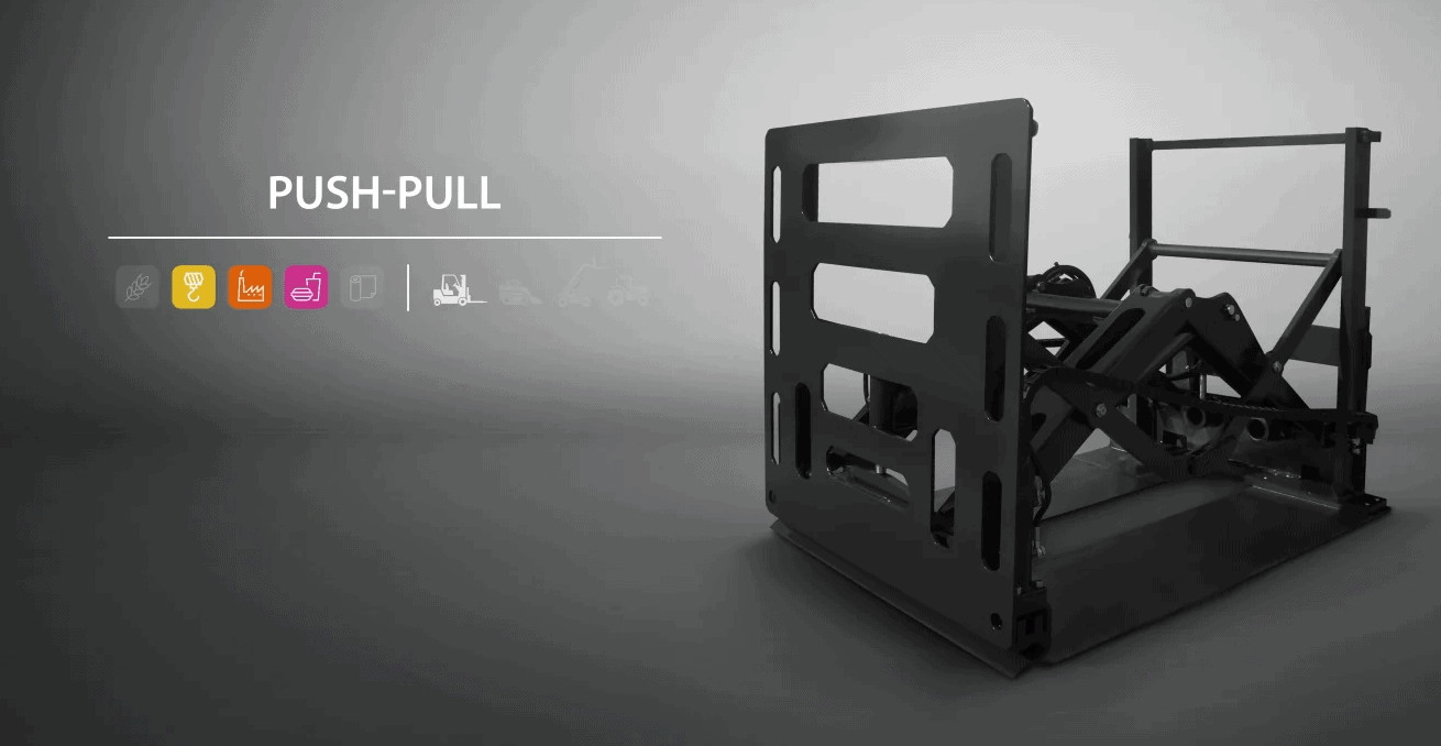 Push-pull systeem uitgelegd: ideaal voor goederen zonder pallets ...
